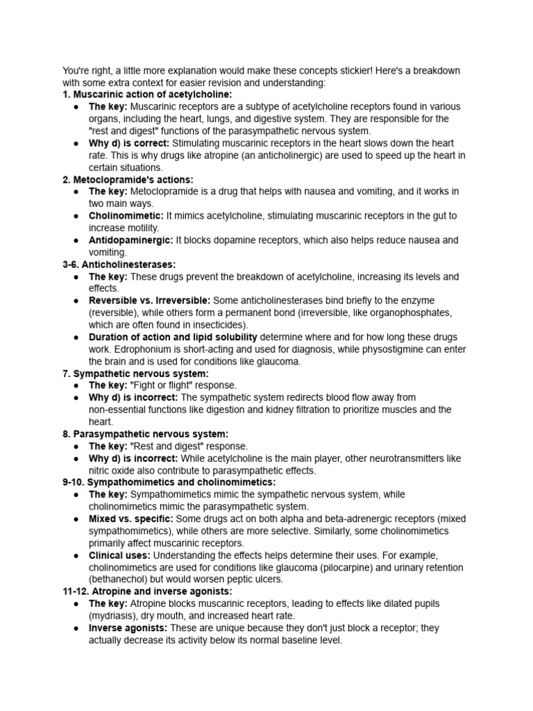 Why Don't You Explain A Little For Easy Revision A... | PDF ...