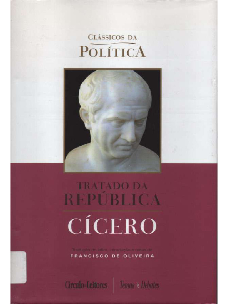Cícero, Marco Túlio. Tratado Da República | PDF