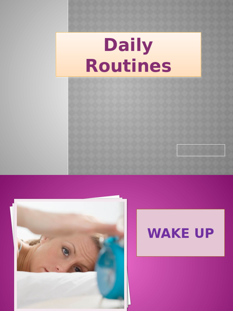 Daily-Routines 51897 24 | PDF