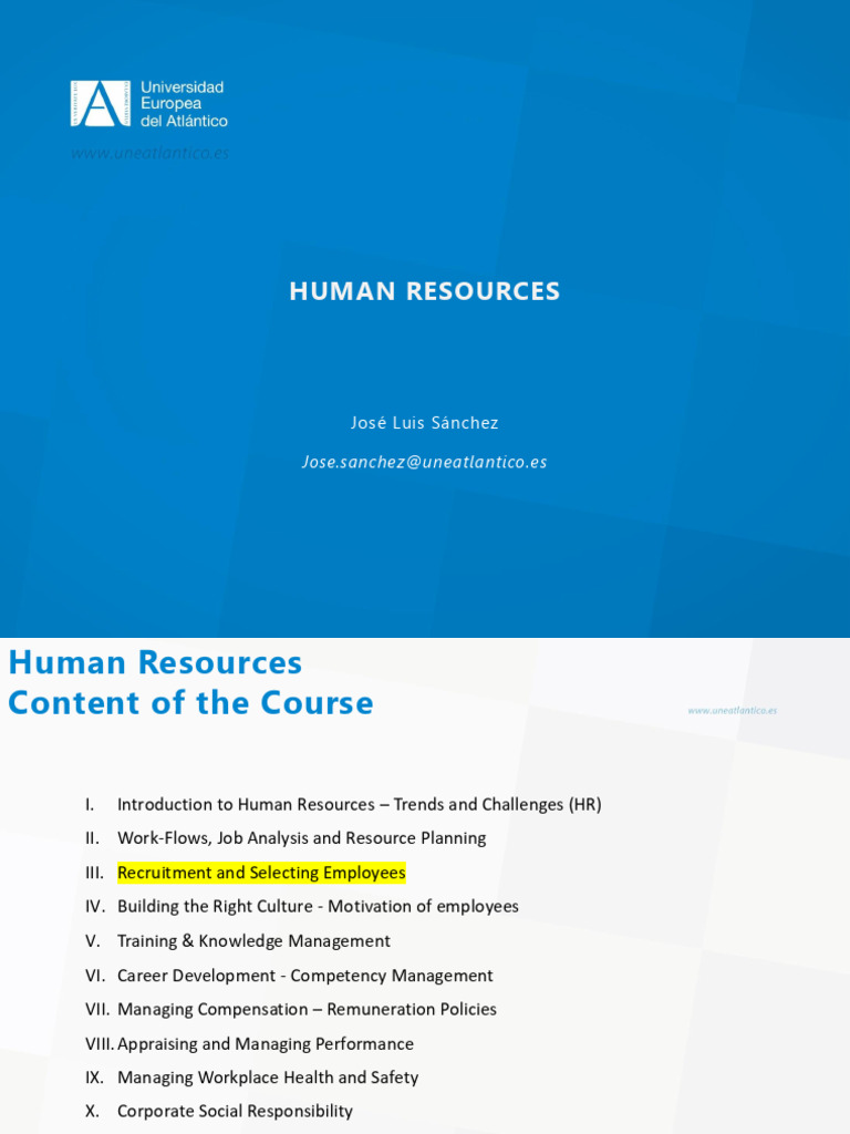 Chapter III. Recruitment and Selection of Employees | PDF | Recruitment ...