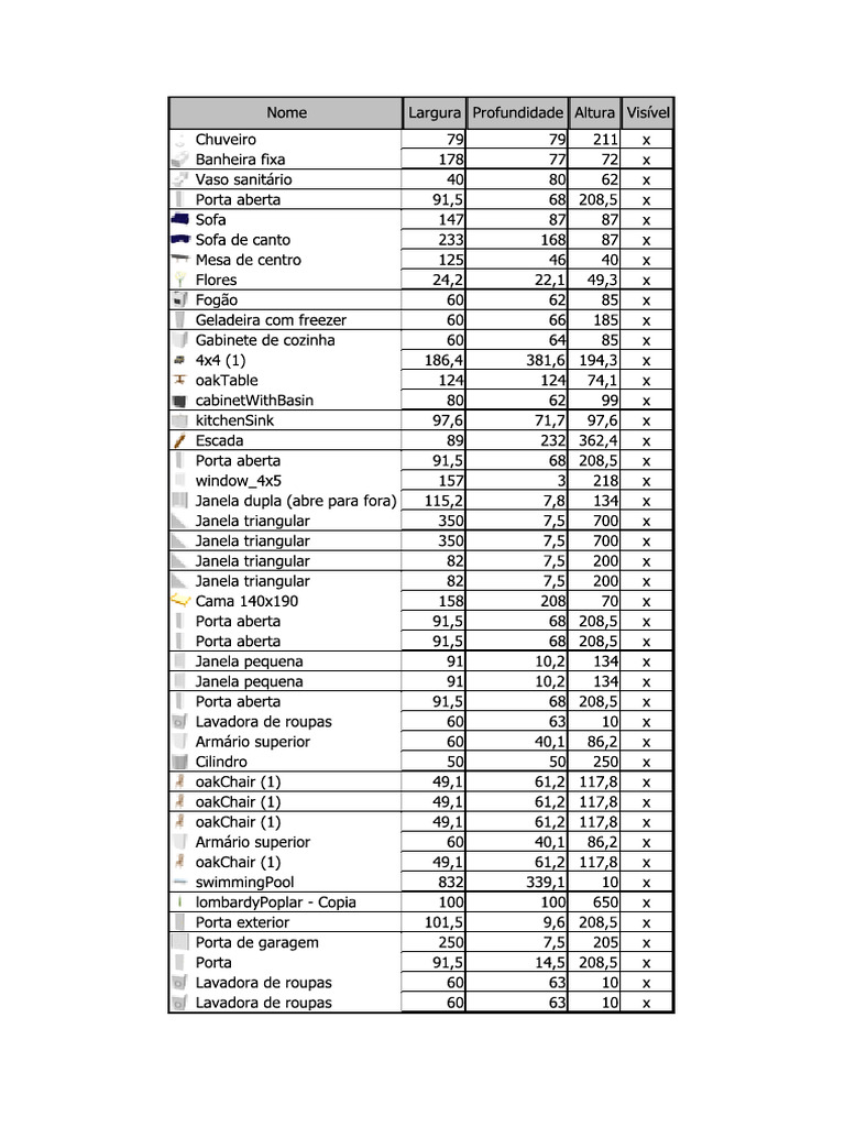 CHALE.sh3d novo.sh3d completo completo | PDF