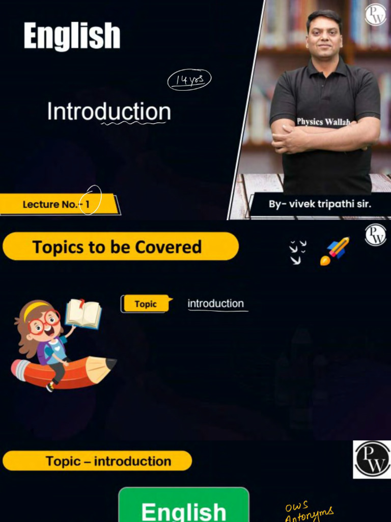 Introduction 01 Class Notes Pdf 2419