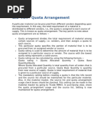 SAP MM - Quota Arrangement | PDF