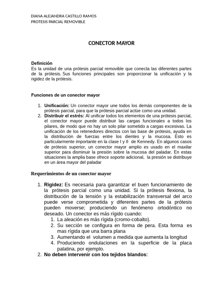 Conector Mayor - PPR | PDF | Rigidez | Conector eléctrico