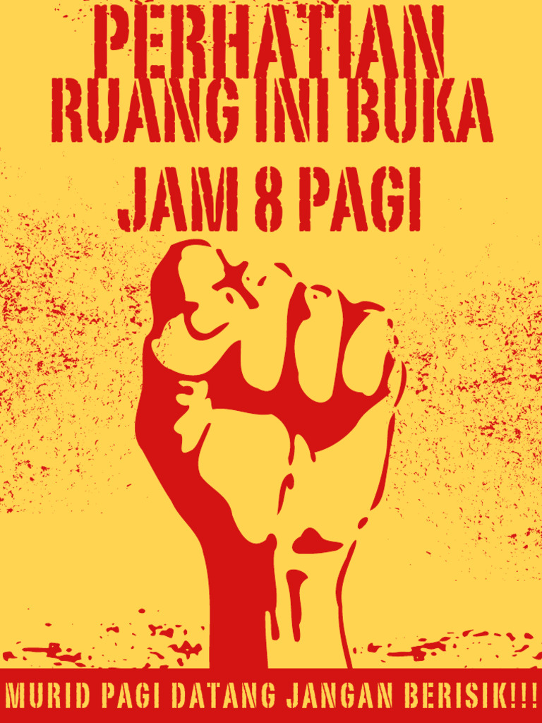 Poster Perlawanan Kuning Dan Merah - Copy | PDF