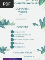 Computer Vision-Unit 1 Notes | PDF | Camera | Digital Camera