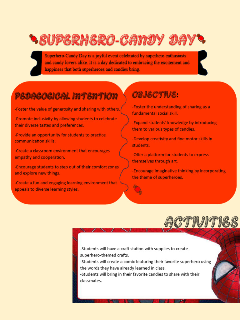 Superhero-Candy Day Celebration Guide | PDF