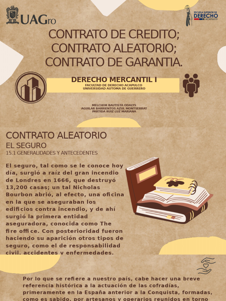 Derecho Mercantil | PDF | Seguro | Póliza de seguros