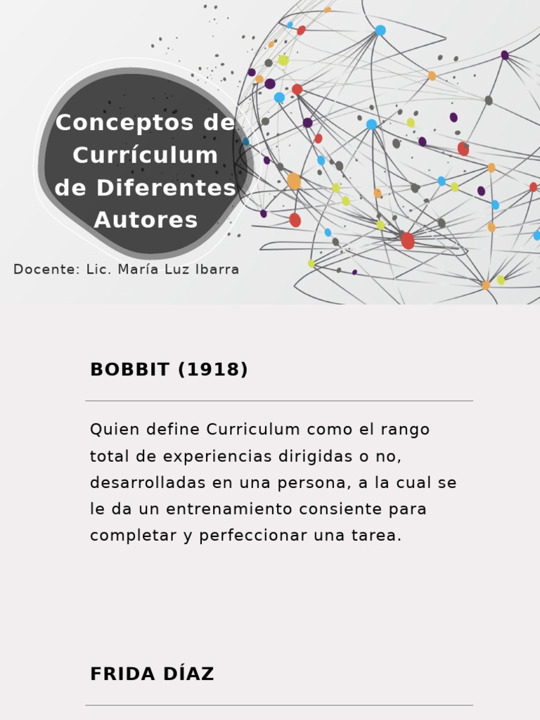 Definición de curriculum según varios autores (2) | PDF