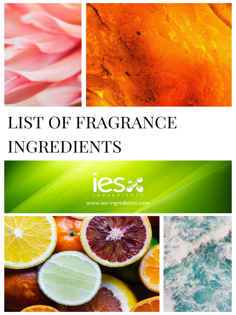 Fragrance Ingredient Listings EMEA | PDF | Essential Oil | Perfume