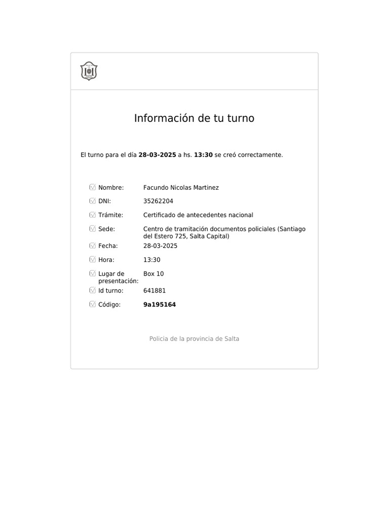 FACUNDO NICOLAS MARTINEZ | PDF