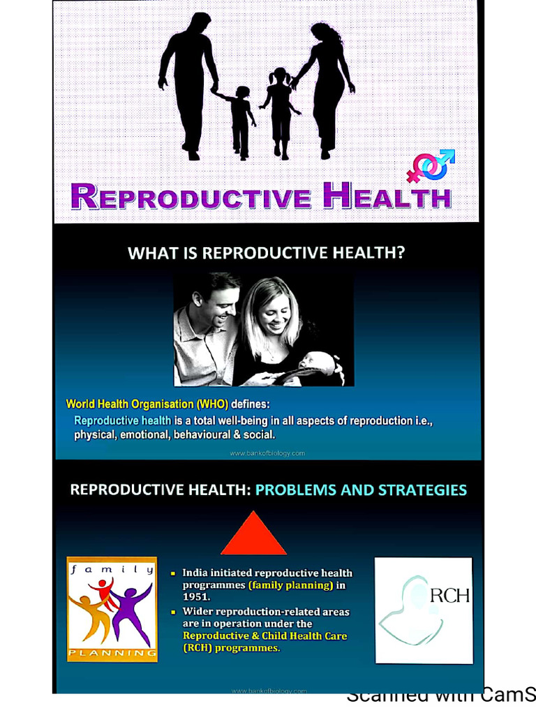 Ch. 3. Reproductive Health | PDF