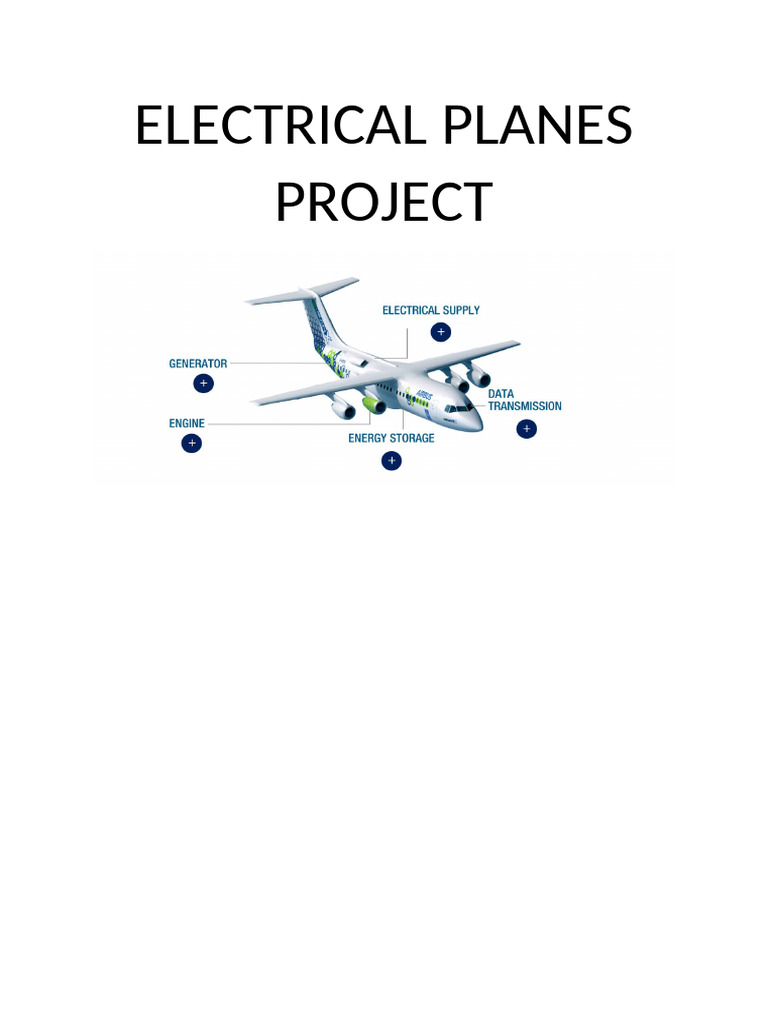 Electrical Planes Project Overview | PDF