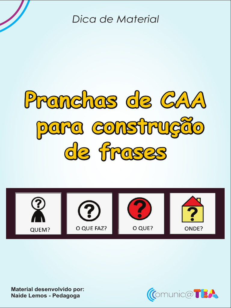 Pranchas para Formar Frases | PDF