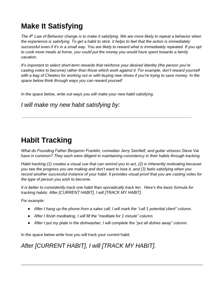 Exercise 7_Make It Satisfying and Tracking (Chs. 15&16) | PDF