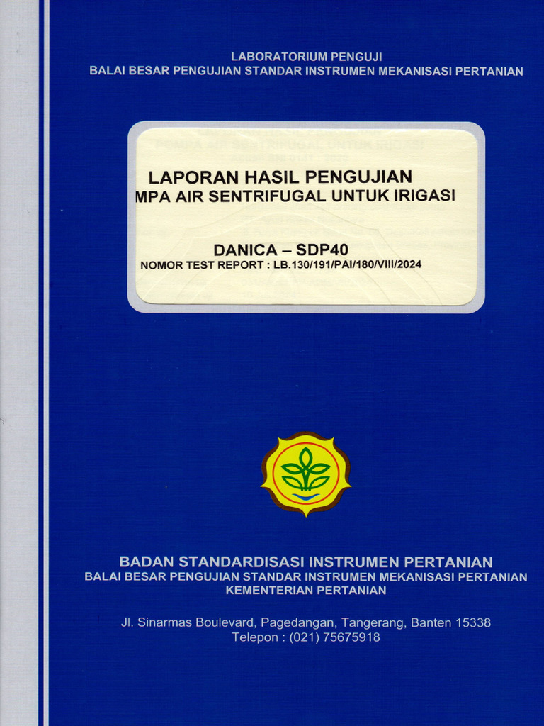 Danica Water Pump SDP40 | PDF