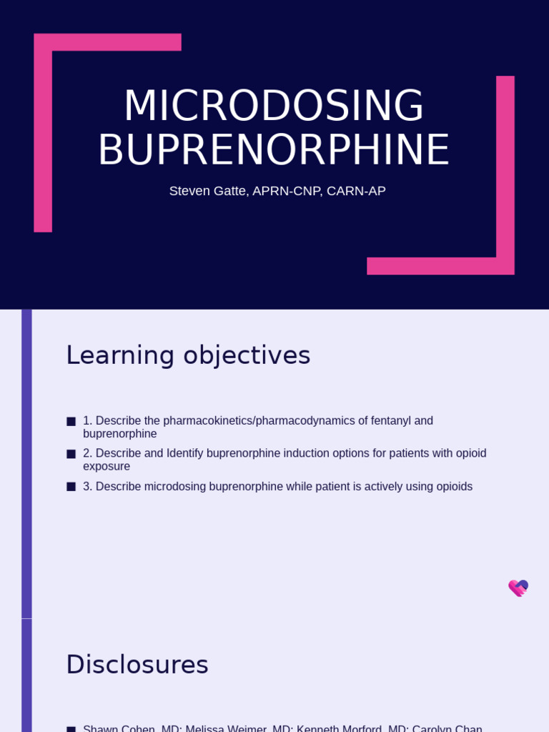 Steven Gatte-Microdosing | PDF | Opioid Use Disorder | Addiction