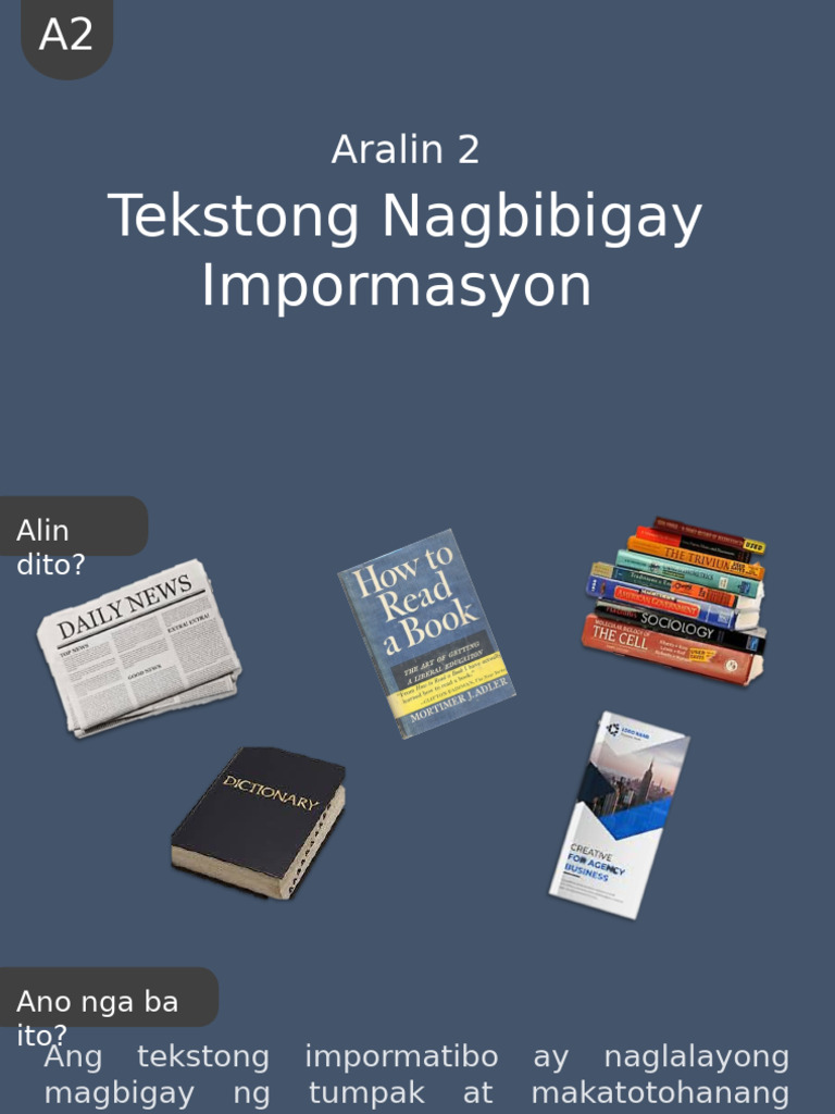 Tekstong Nagbibigay Impormasyon | PDF