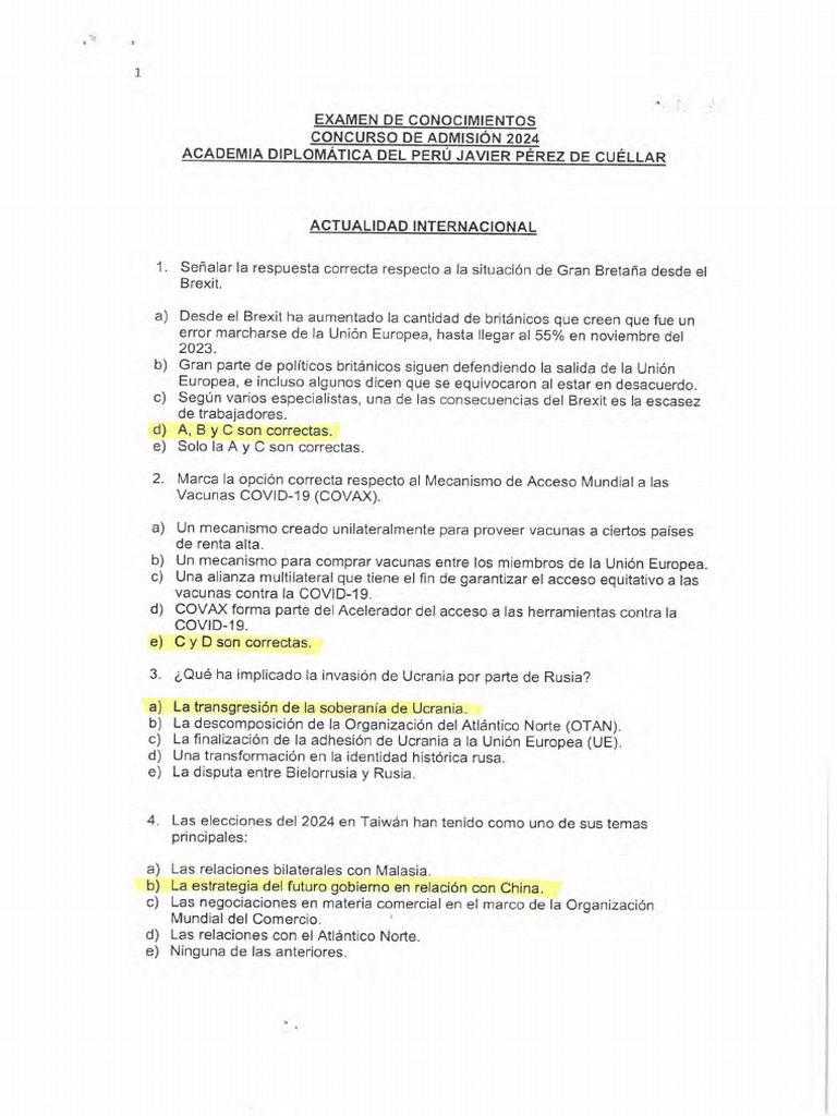 Examen de Conocimientos Adp-1-5 | PDF