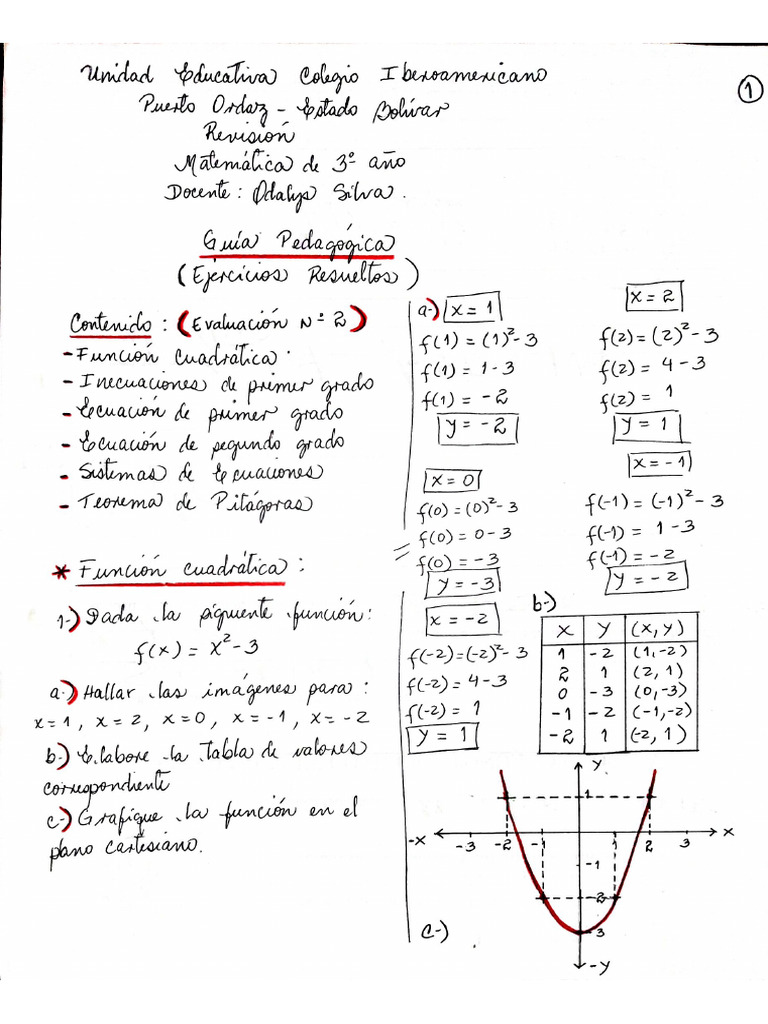 Guía Pedagógica Matemática 3ro | PDF