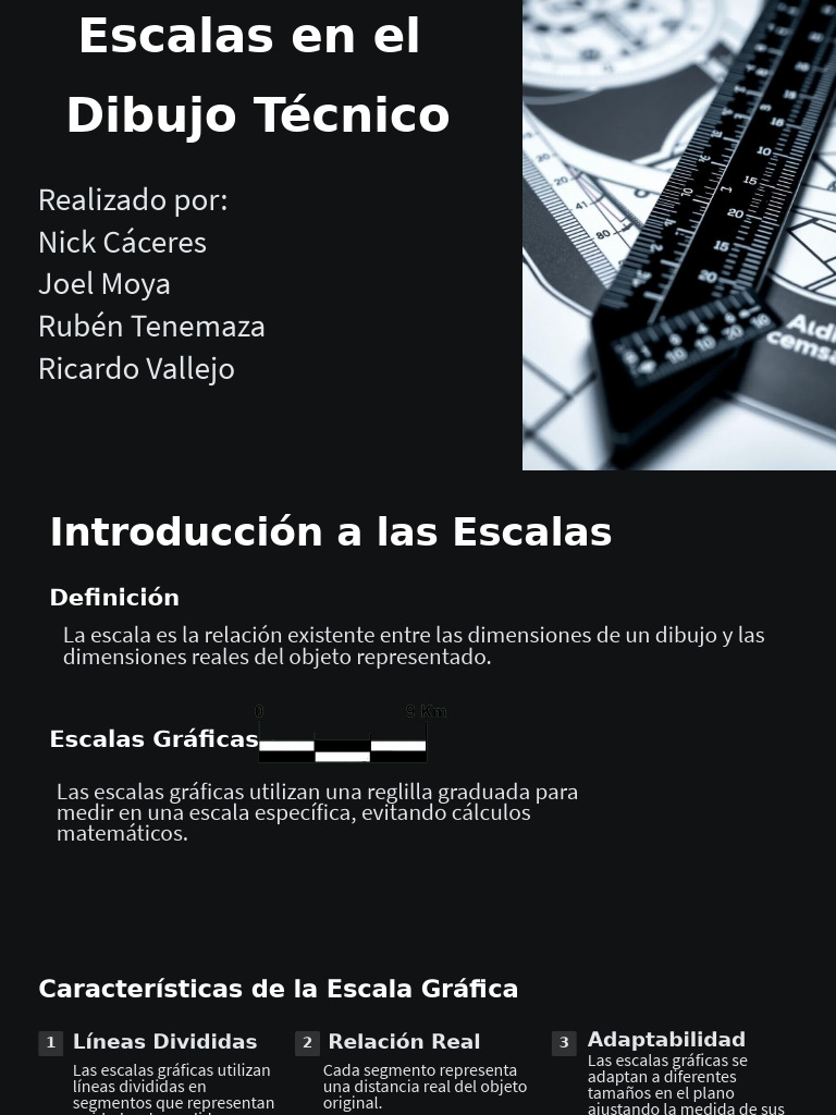 Escalas Gráficas en Dibujo Técnico | PDF | Dibujo | Dibujo técnico