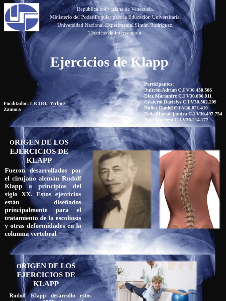 Ejercicios de Klapp en posición cuadrúpeda | PDF | Escoliosis ...