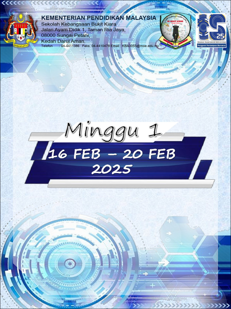 DIVIDER MINGGUAN A BLUE - pptx2025.pptx TERBARU | PDF