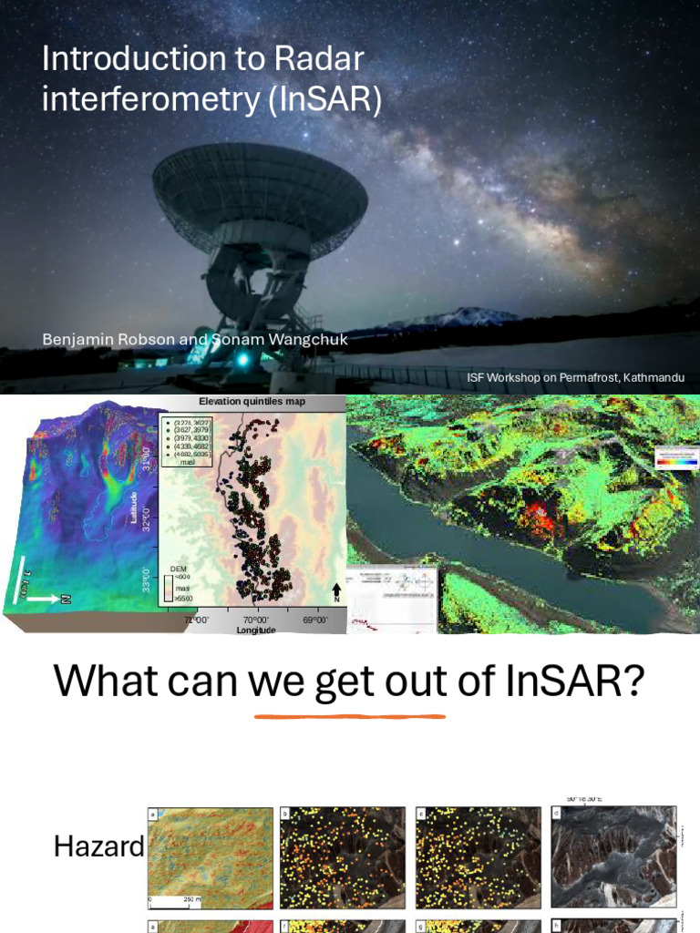 Introduction To Radar Interferometry InSAR | PDF | Waves | Optics
