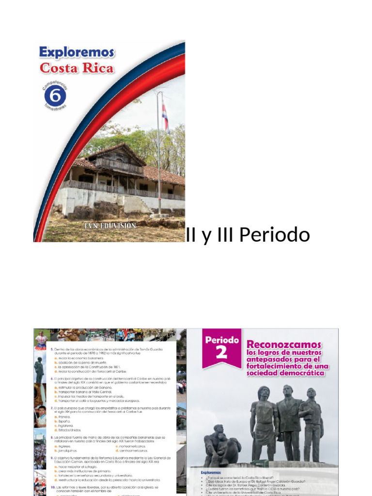 Libro Eduvisión Sociales 6º II y III Periodo | PDF