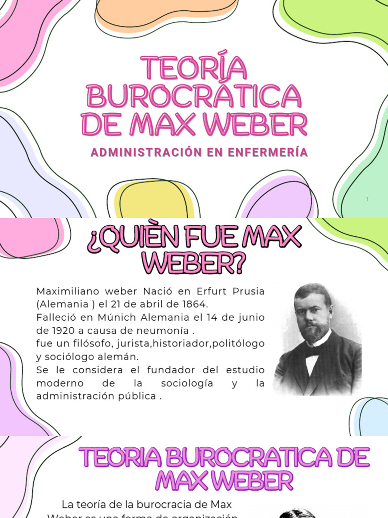Teoría Burocrática | PDF | Burocracia | Max Weber