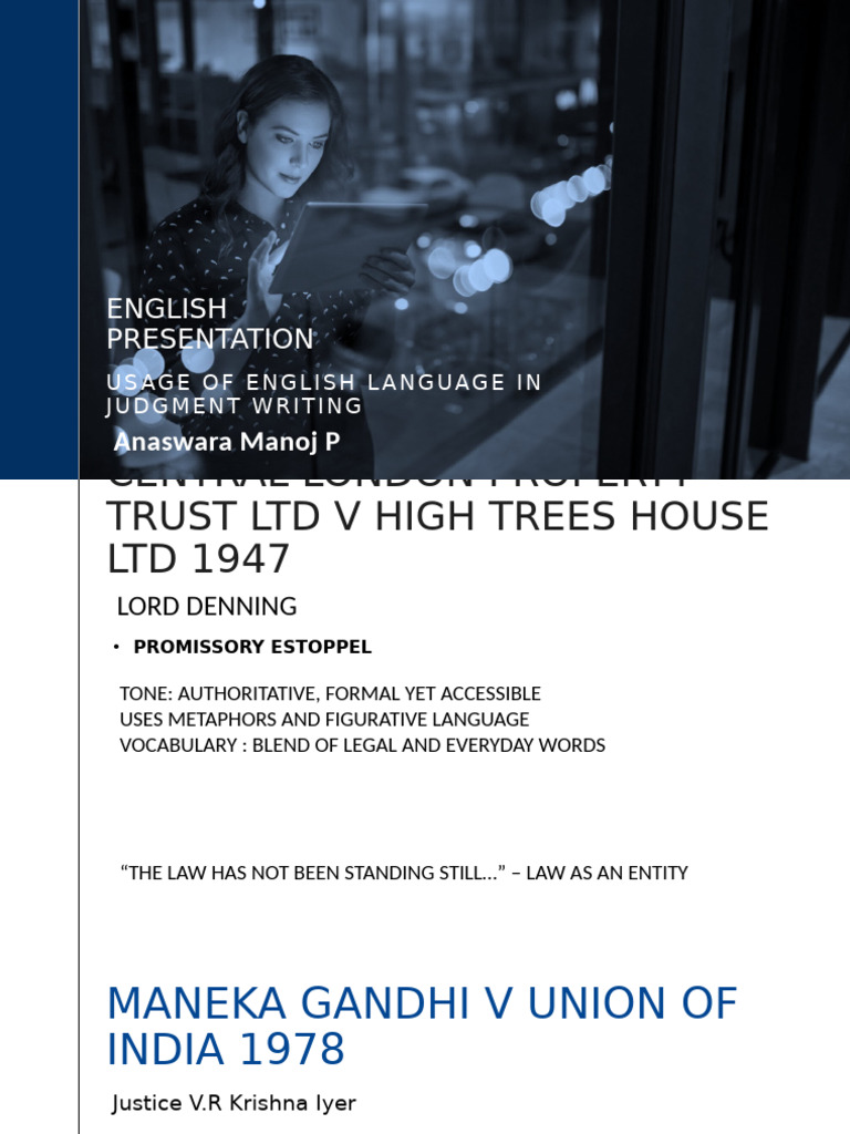 English Presentation | PDF