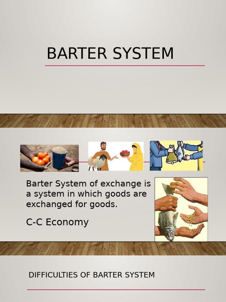 Barter System | PDF