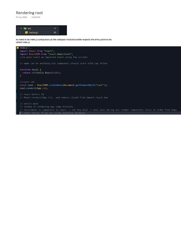 Rendering Root | PDF