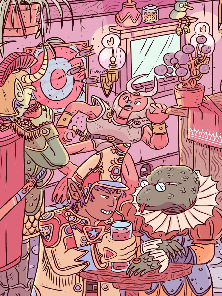 Barkeep on the Borderlands (Pages) | PDF