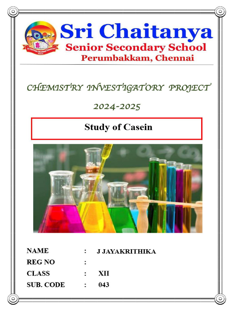 Casein: Properties, Extraction, and Uses | PDF | Milk | Solubility