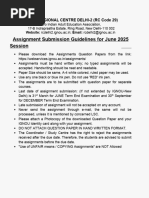 Revised Assignment Submission Link | PDF