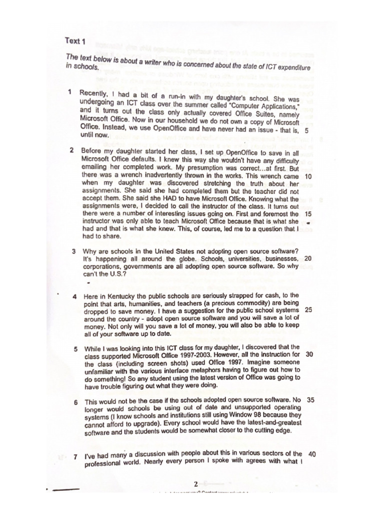 Task B - Reading Comprehension Pt. 2 | PDF