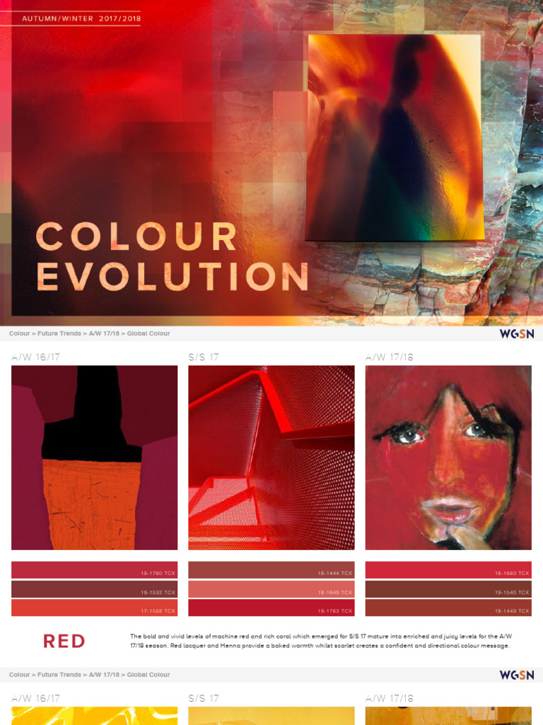 Colour Evolution A W 17 18 | PDF