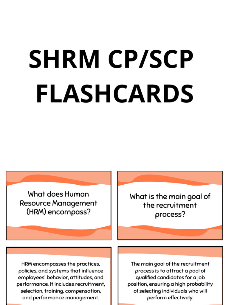 Shrm Cp-scp Flashcards | PDF | Corporate Social Responsibility | Human Resource Management