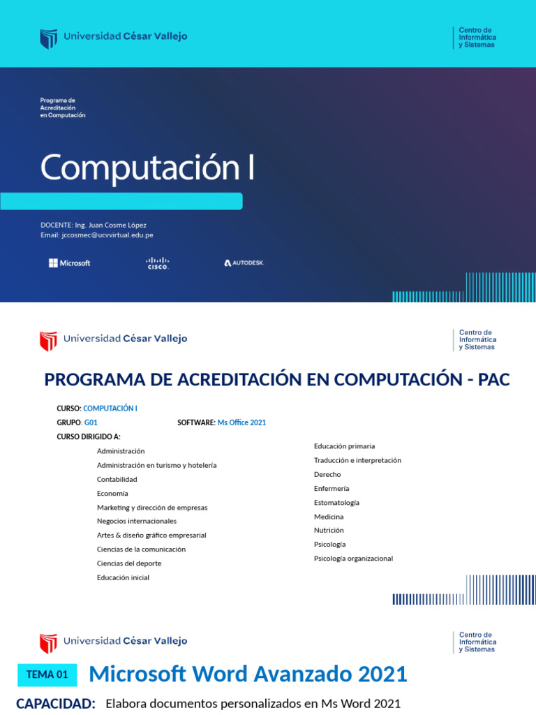 Guia Resumen Tema 01 | PDF | Microsoft Office | Microsoft