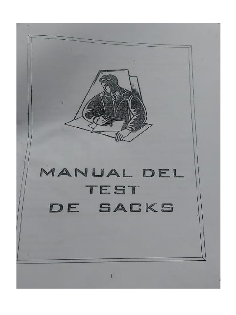 Manual - Test de Frases Incompletas de Sacks | PDF