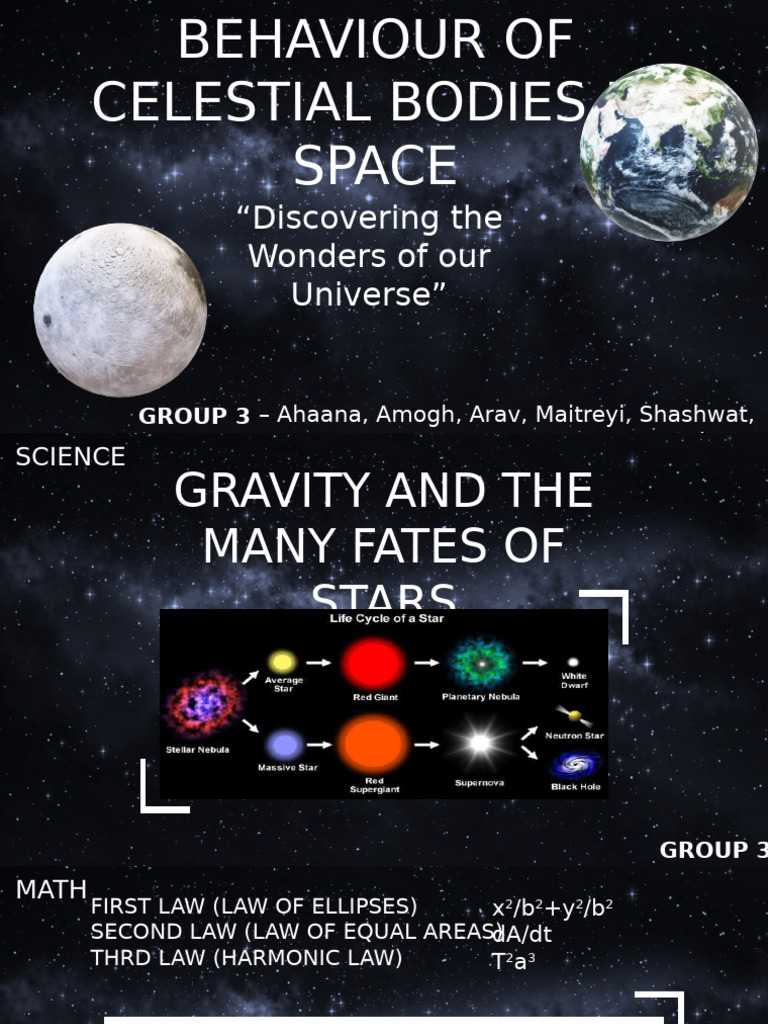 Movement of Celestioal Bodies in Space | PDF