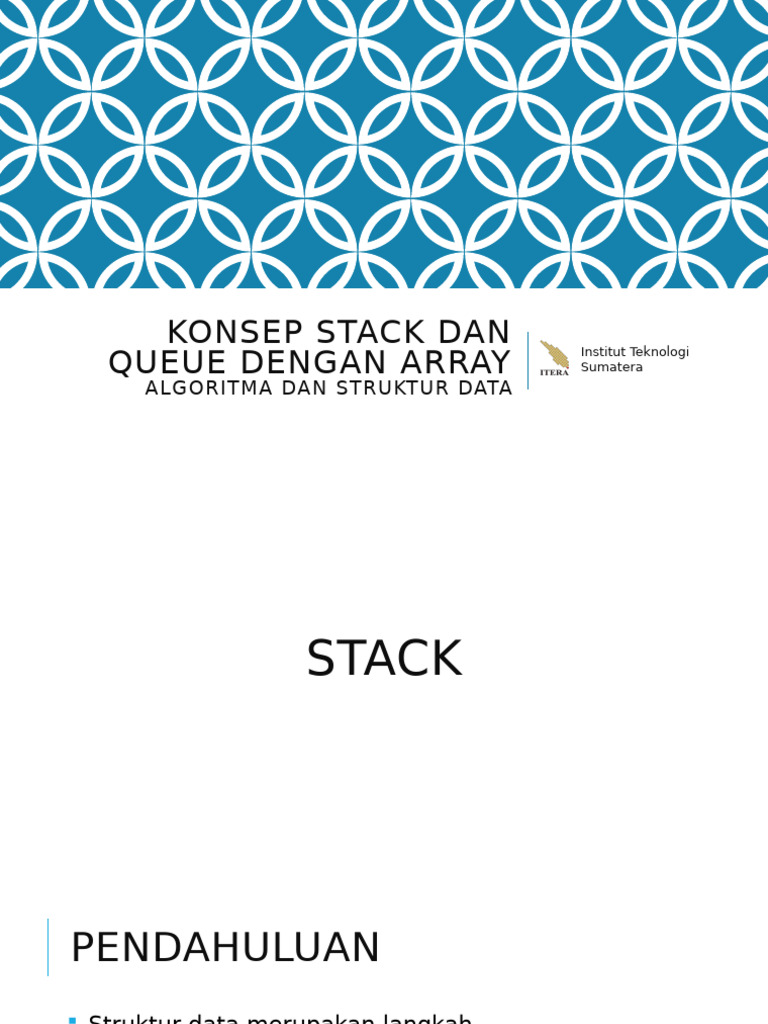 Mg 10 - Konsep Stack Dan Queue | PDF