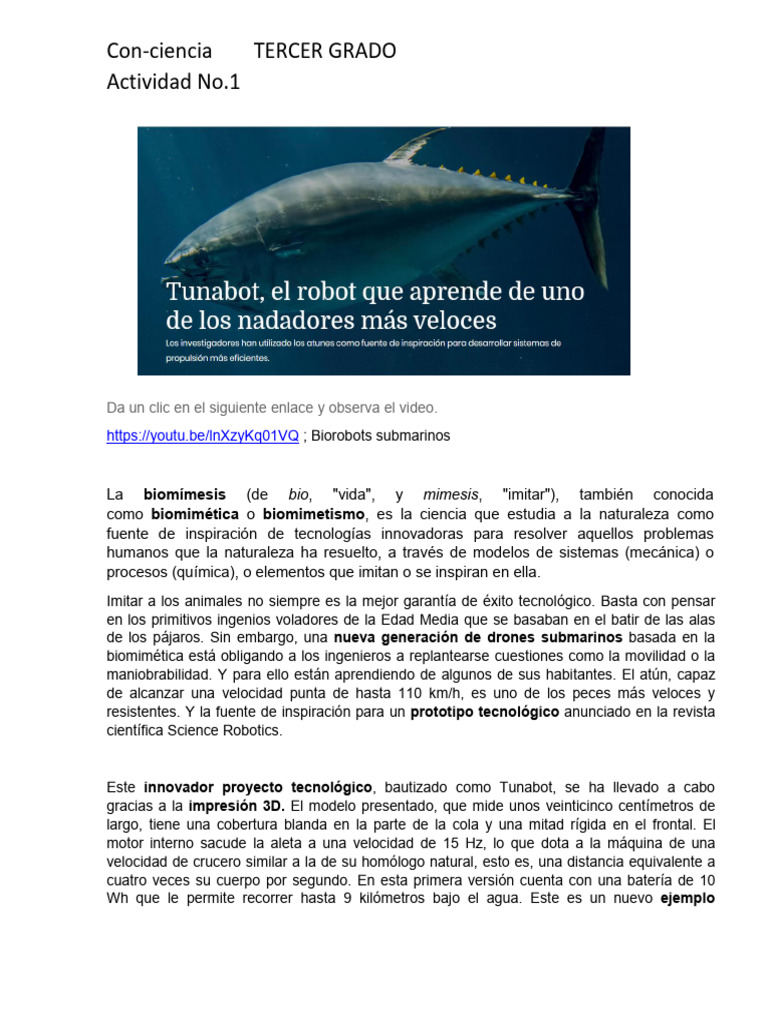 Con-Ciencia Tercer Grado Actividad No.1: Da Un Clic en El Siguiente ...