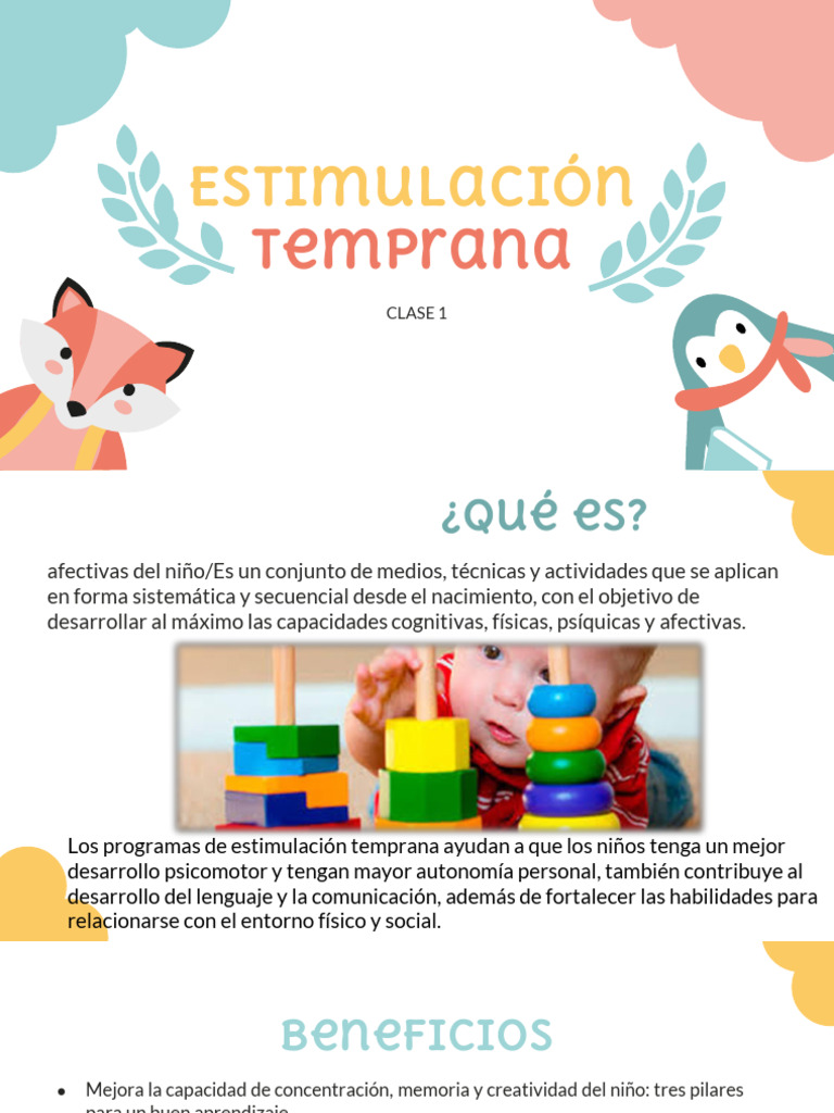 Introducción A La Estimulación Temprana | PDF | Cerebro | Neuroplasticidad