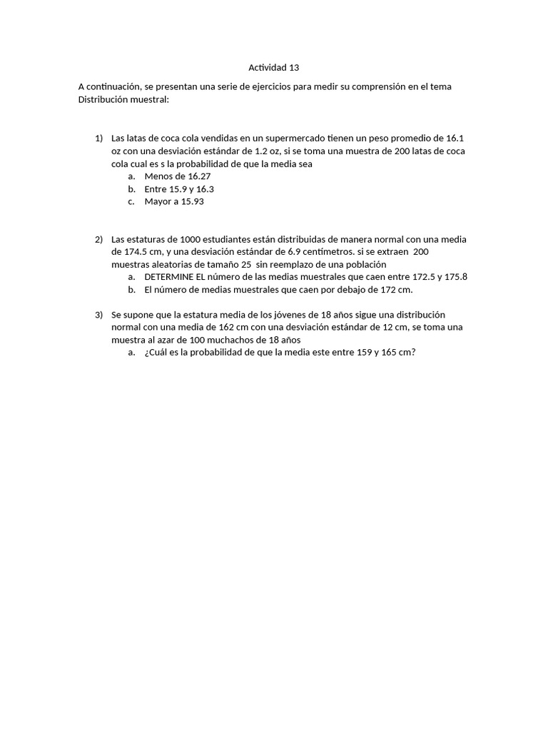 Guia de Ejercicio U4-T1 ACT13 (7) | PDF