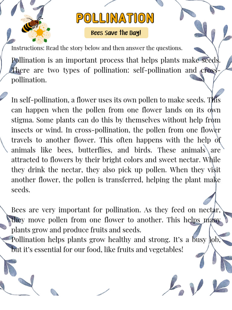 Pollination Text | PDF