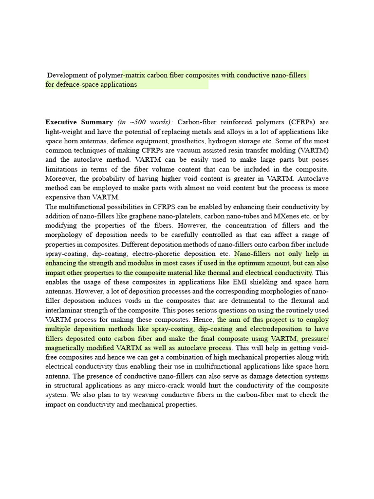 Nano Fillers Enhance Electrical Conductivity | PDF | Graphene ...