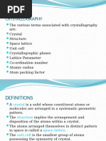 APF of HCP | PDF | Area | Crystal Structure
