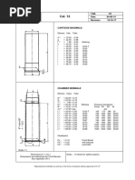 Cartridge and Chamber Specs | PDF | Military Technology | Firearms